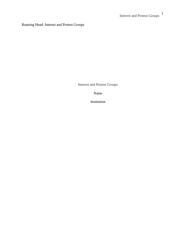 Factors Influencing Interest Groups' Success | PDF | Policy
