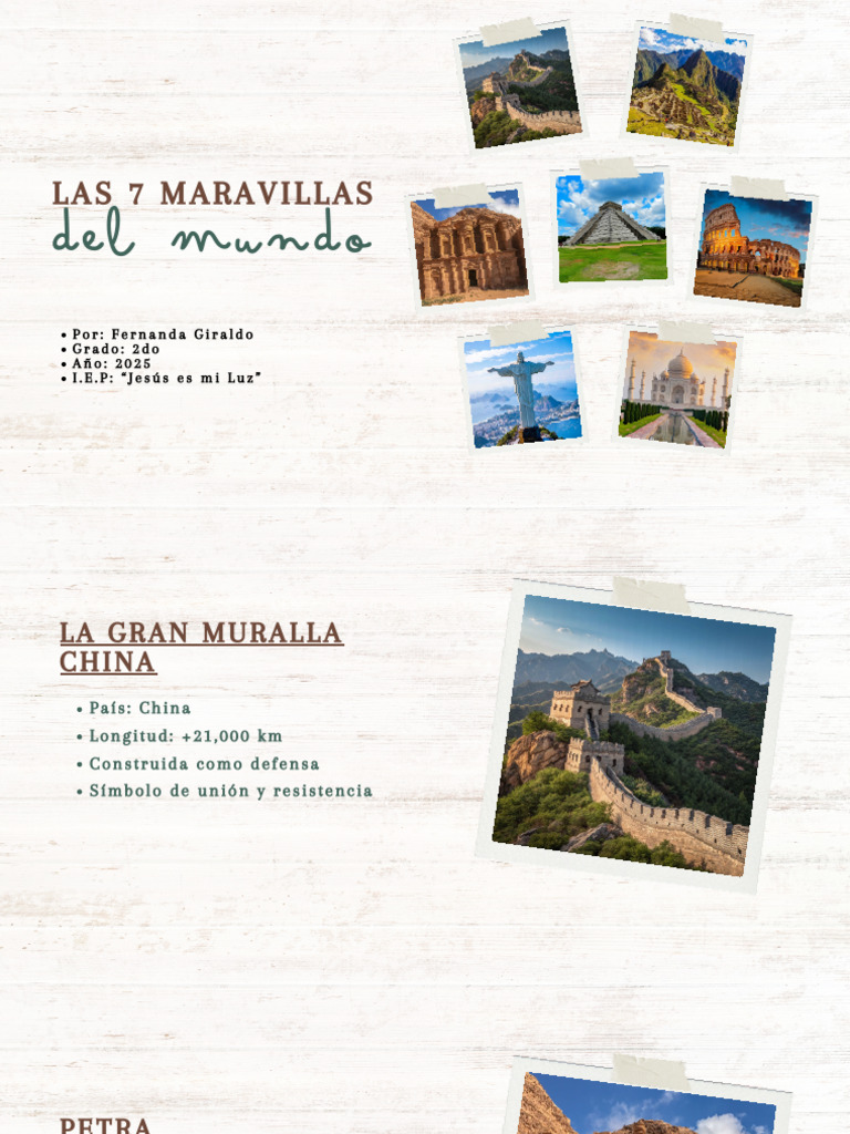 Las 7 Maravillas Del Mundo | PDF