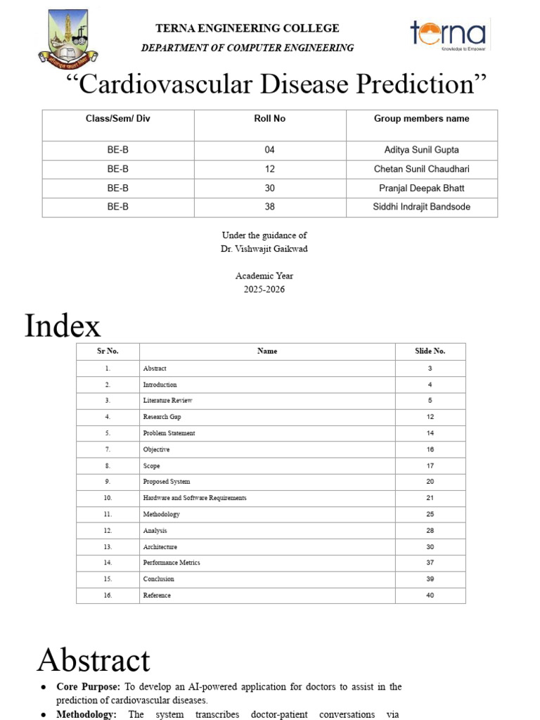 AI-Based Cardiovascular Disease Prediction | PDF | Medical Diagnosis ...