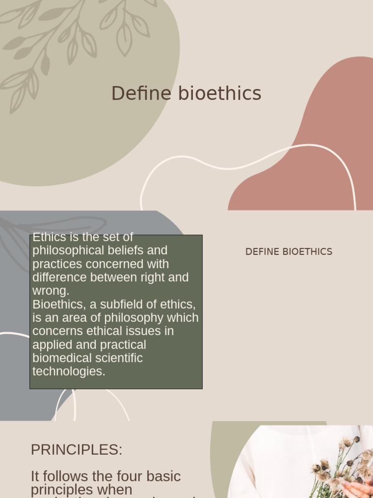 Understanding Bioethics Principles | PDF