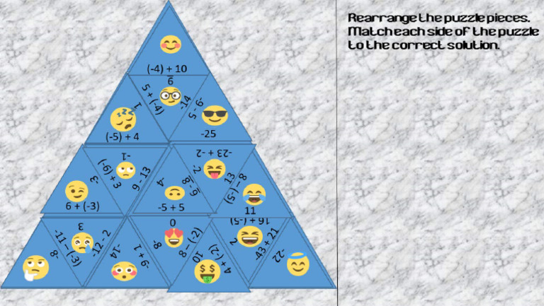 Aaron Schindler - Adding and Subtracting Integers Puzzle | PDF