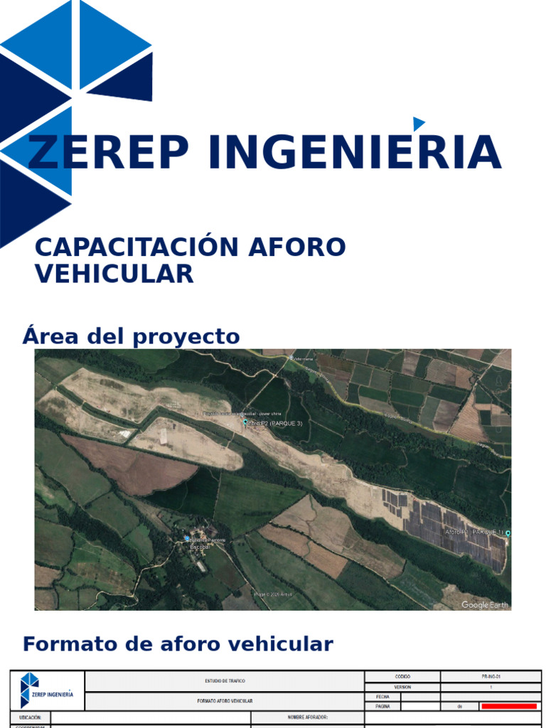Presentación Aforo Vehicular | PDF