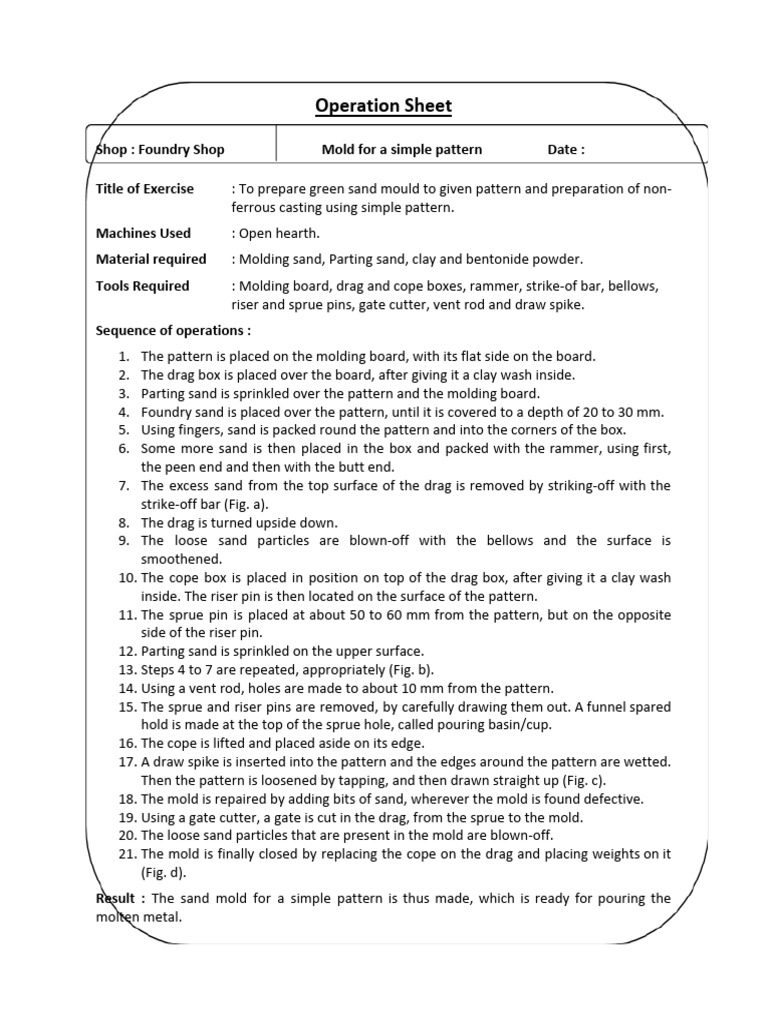 Operation Sheet New | PDF | Welding | Construction