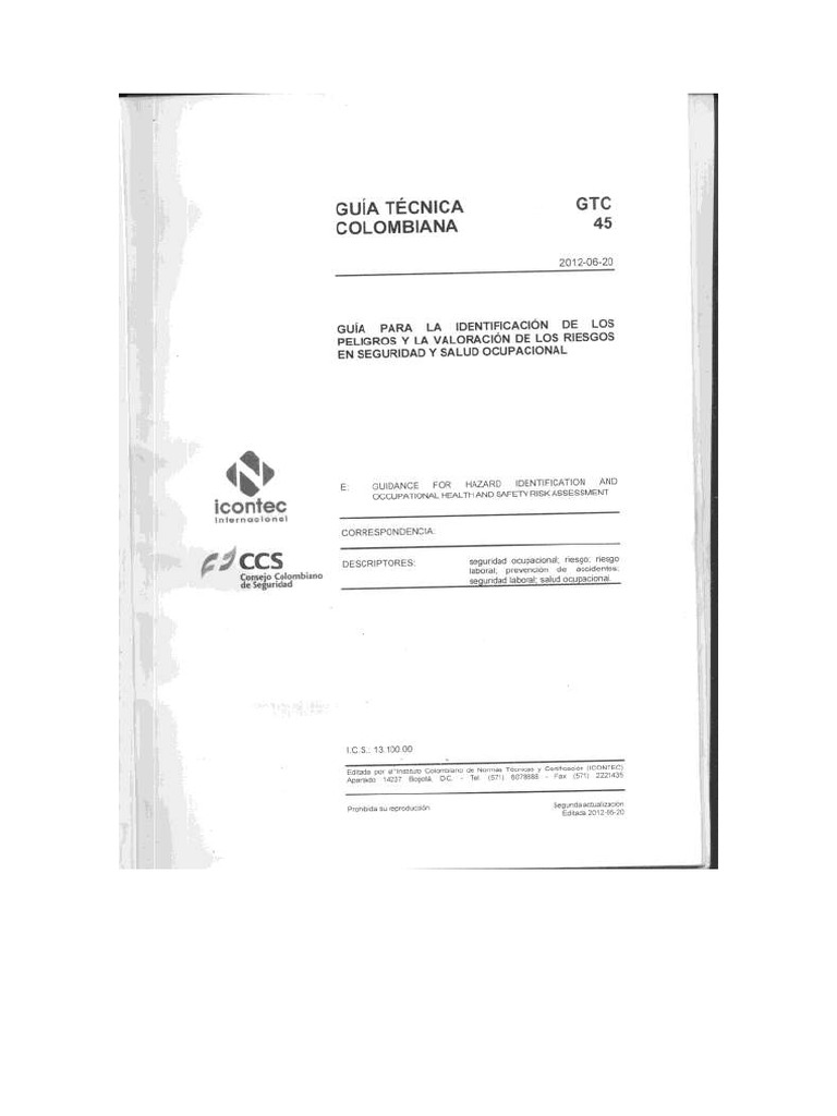 GTC 45 Segunda Actualización | PDF