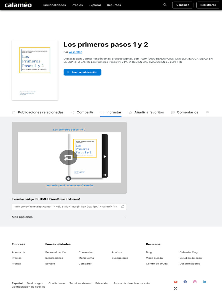 Primeros Pasos 1 y 2: Guía para Bautizados | PDF