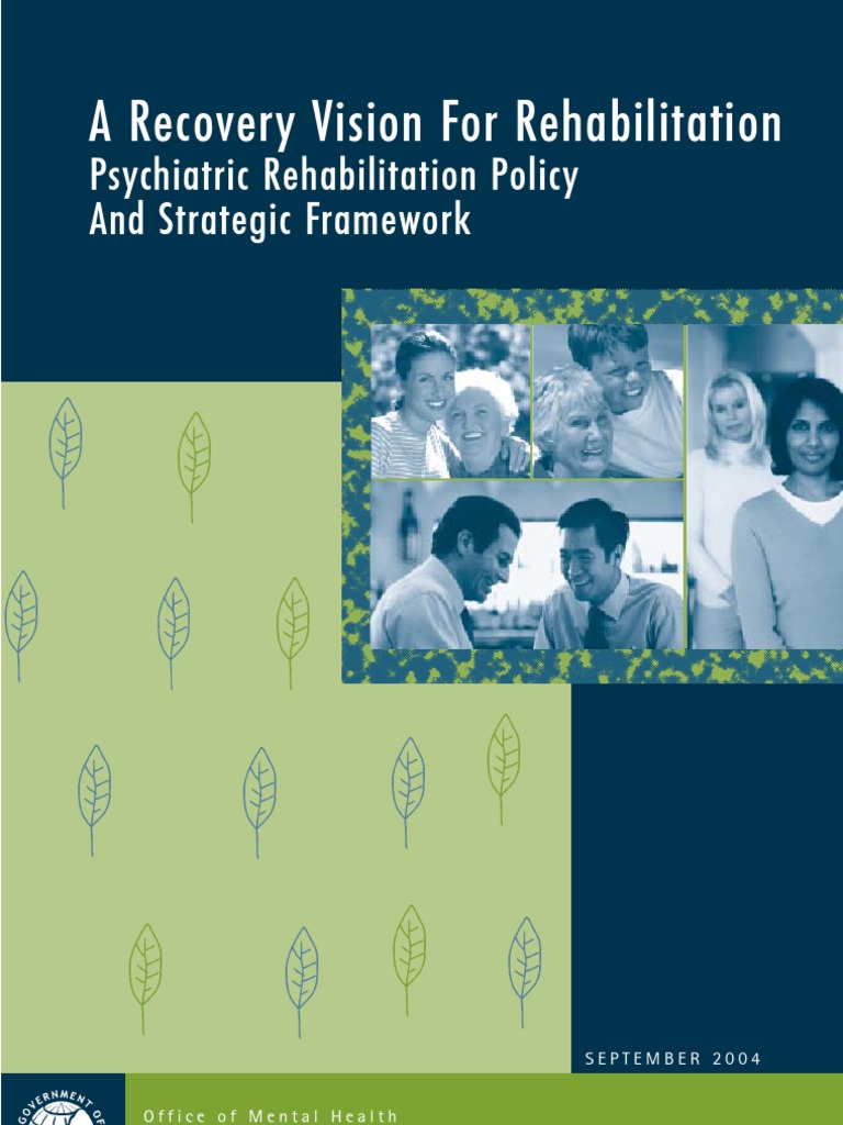 A Recovery Vision For Rehabilitation | PDF | Social Science