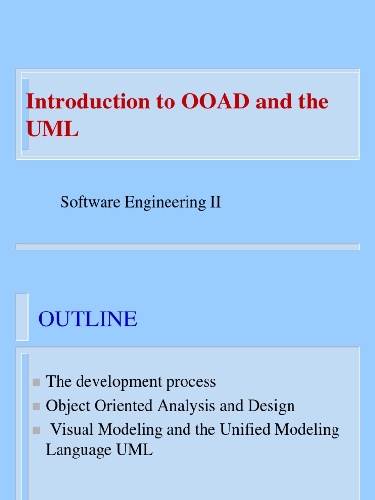 Intro Ooad Uml | PDF