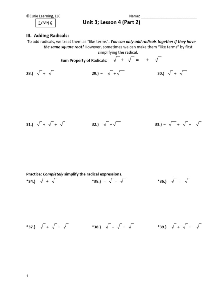 4) Unit 3, Lesson 4 - Part 2 (Level 6 Unit 3) | PDF | Velocity | Speed