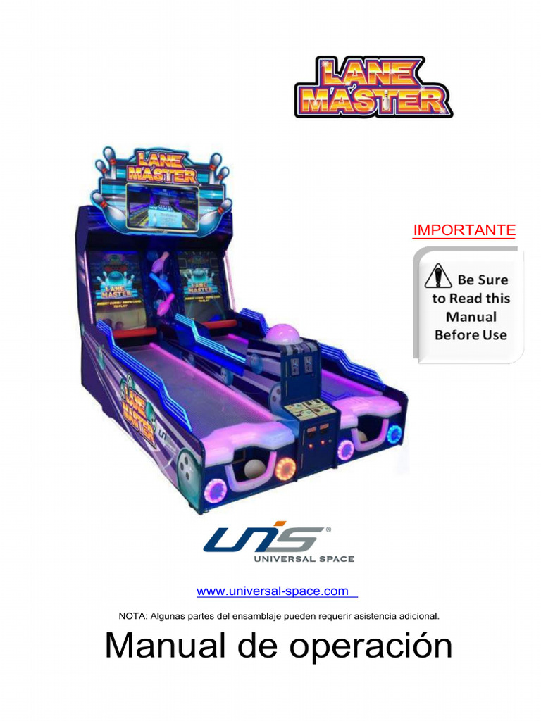 LANE MASTER español | PDF | Ingenieria Eléctrica | Descarga electrostática