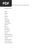 Dziva Totem Praise Poem | PDF | Home & Garden