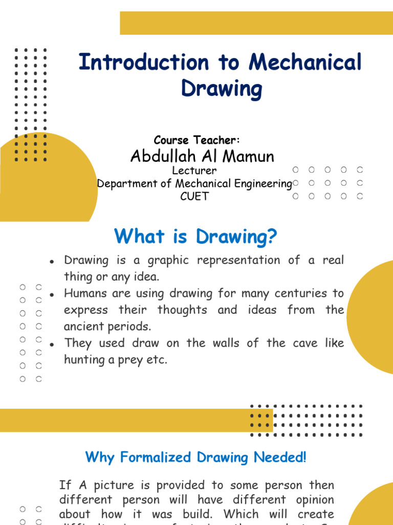 Introduction to Mechanical Drawing | PDF