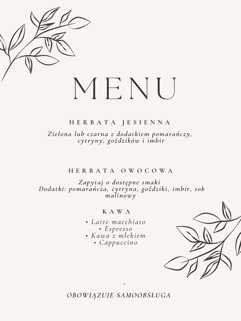 Menu | PDF