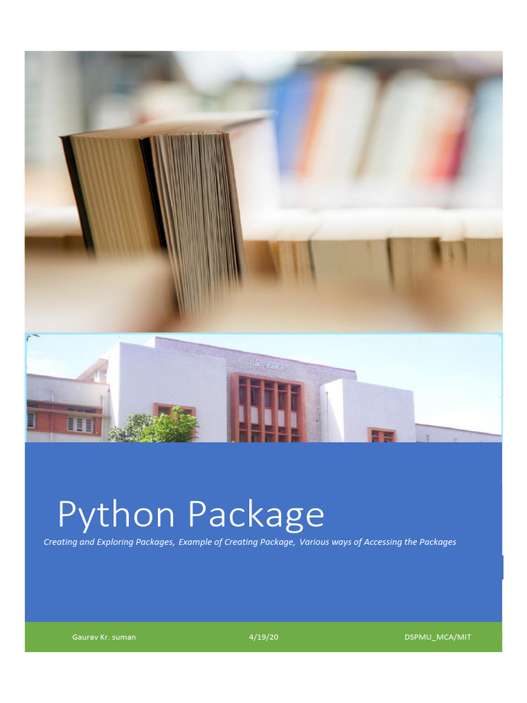 GauravsumanjigmailcomGKS Python Package1 | PDF | Computer File | Directory (Computing)