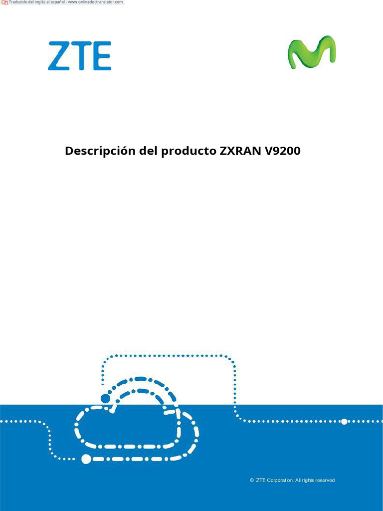 Descripción del ZXRAN V9200 en Español | PDF | 3 G | Gsm