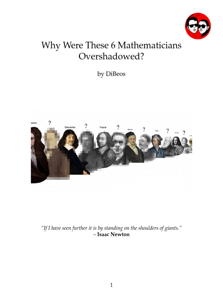 6 Overlooked Mathematicians' Contributions | PDF | Prime Number ...