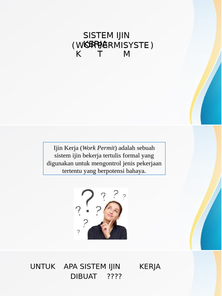 Izin Kerja - Work Permit | PDF