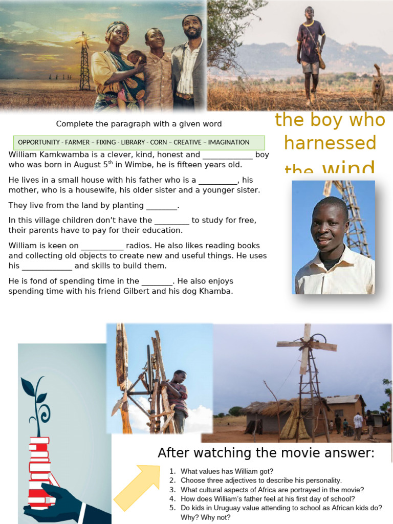 The Boy Who Harnessed The Wind | PDF