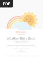 Weather Vocabulary ABC List | PDF