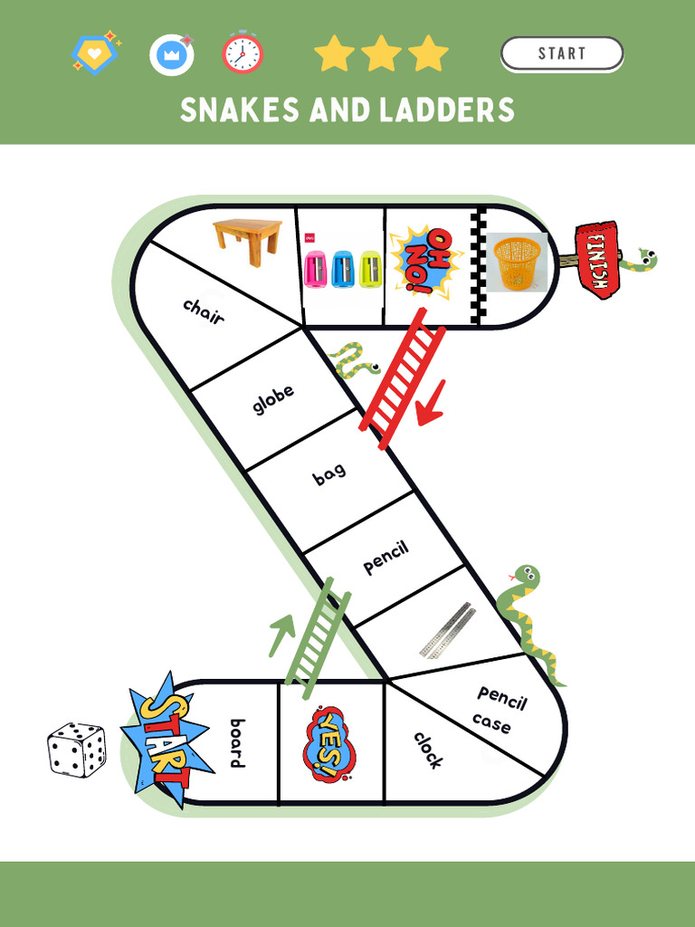 Multiplication Snakes and Ladders Math Game Worksheet in Colorful ...