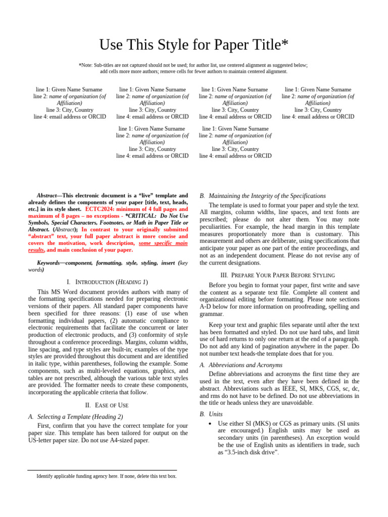 75th Ectc Manuscript Template | PDF | Bracket | International System Of ...
