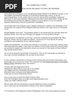 SSG Meeting de Avance Script | PDF | Career & Growth