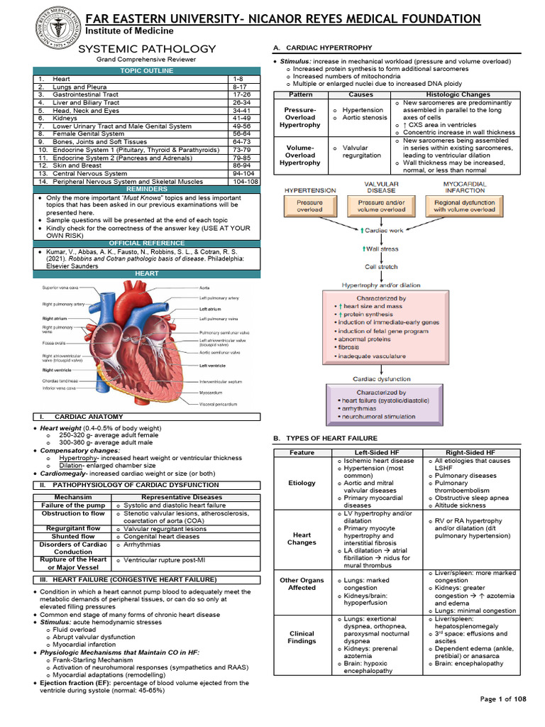 Systemic Pathology Comprehensive Review | PDF | Heart | Congenital ...