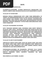 Teks Doa Upacara Bendera Hari Senin | PDF