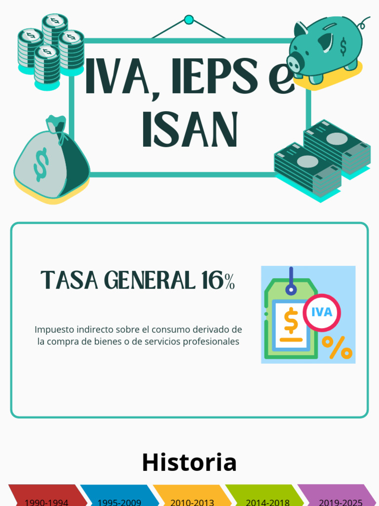 IVA, IEPS e ISAN: Impuestos en México | PDF | Impuestos | Impuesto al ...