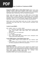 Formulir Permohonan Penghapusan NPWP | PDF
