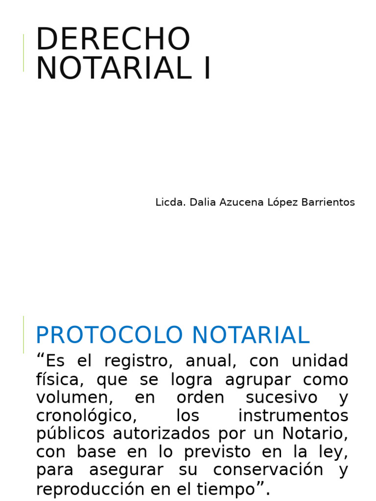 Protocolo Notarial: Requisitos y Avisos | PDF | Ley común | Derecho ...