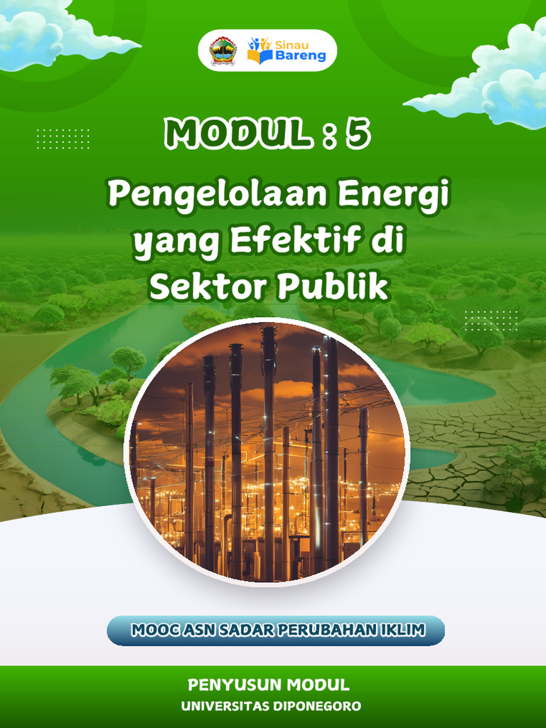 MODUL 5 - Pengelolaan Energi Yang Efektif Di Sektor Publik | PDF