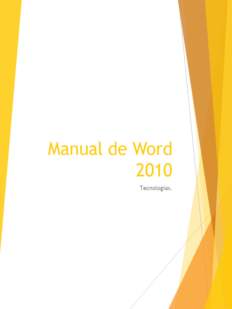 Manual de Word 2010-1 | PDF