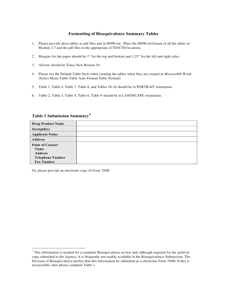 FDA Summary Tables | Download Free PDF | Confidence Interval | Tablet ...