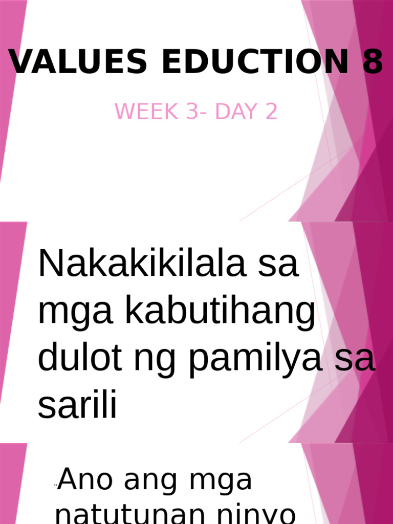 Values 8 W3 D2 | PDF