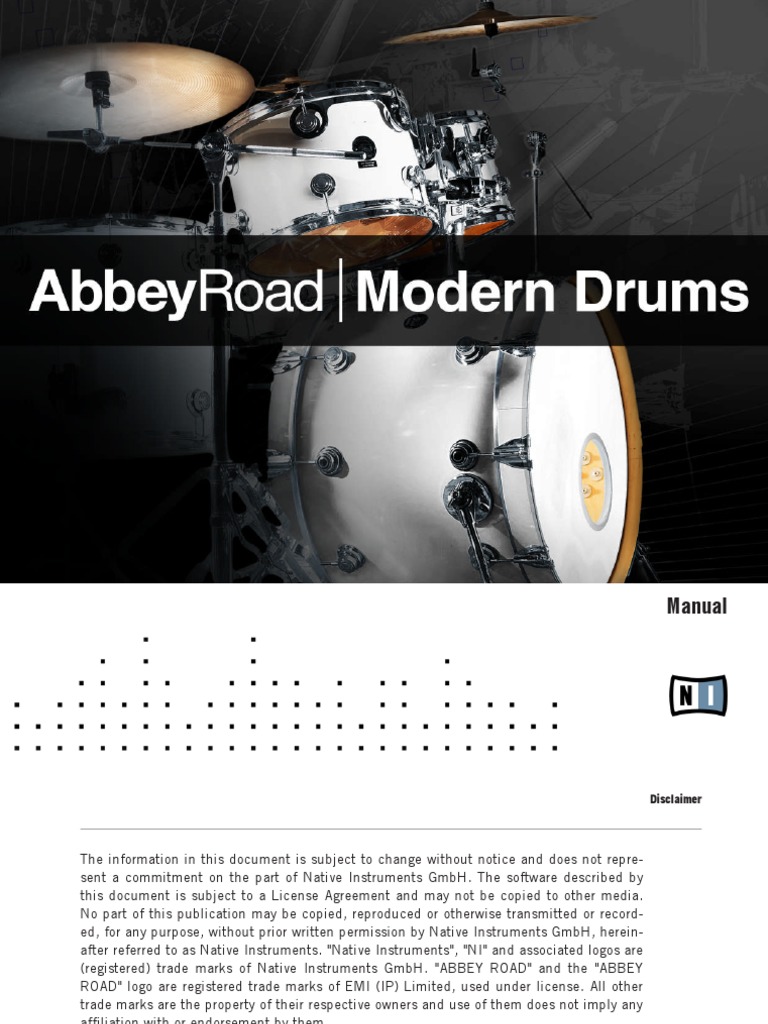 Abbey Road Modern Drums Manual English | PDF | Drum Kit | Microphone