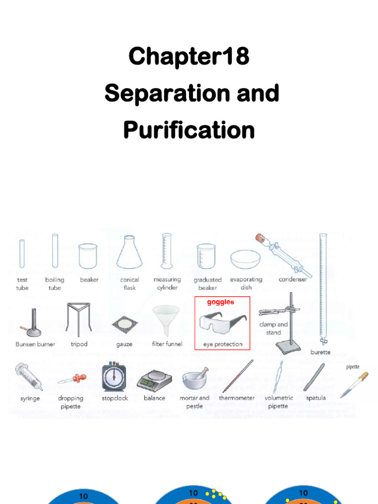 Chapter18 精简版 | PDF | Solubility | Filtration
