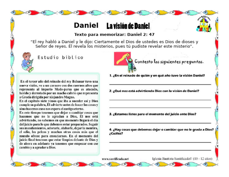 9 - Actividad - Daniel 8 - Vision Del Carnero y El Macho Cabrío | PDF
