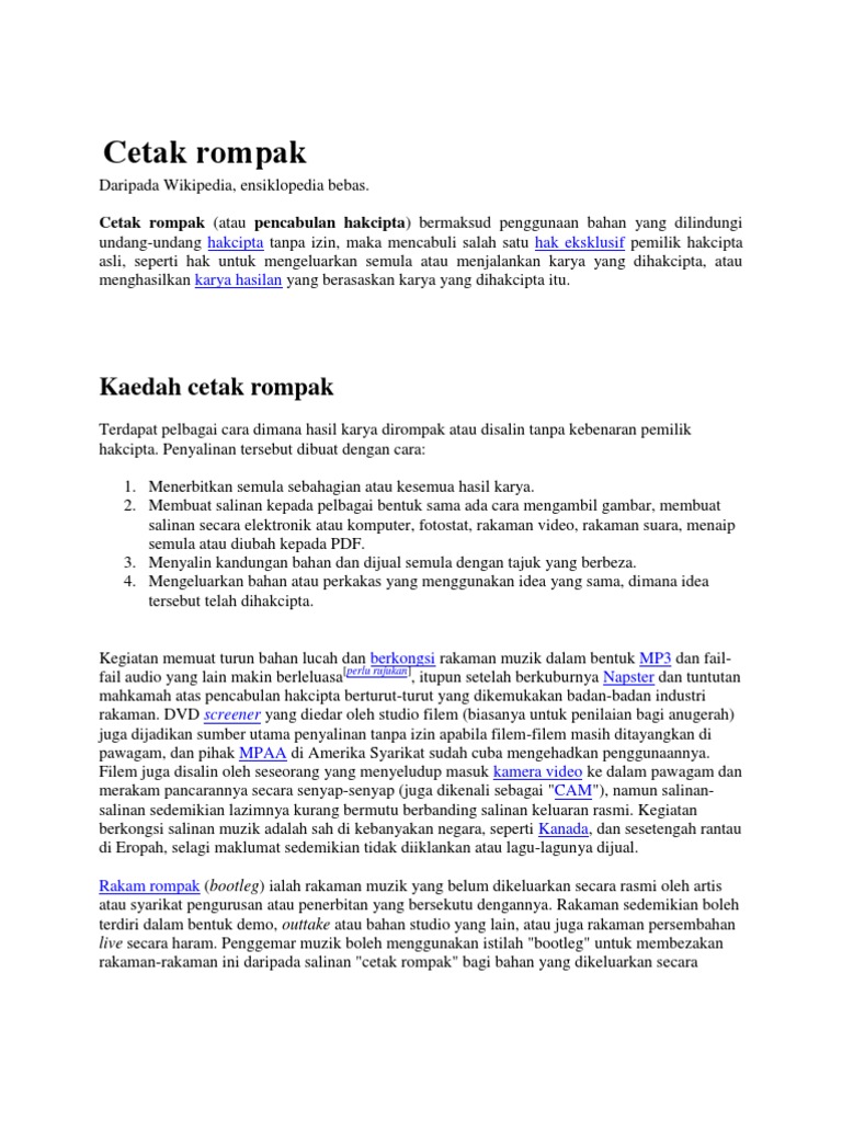 Jenayah Cetak Rompak | PDF