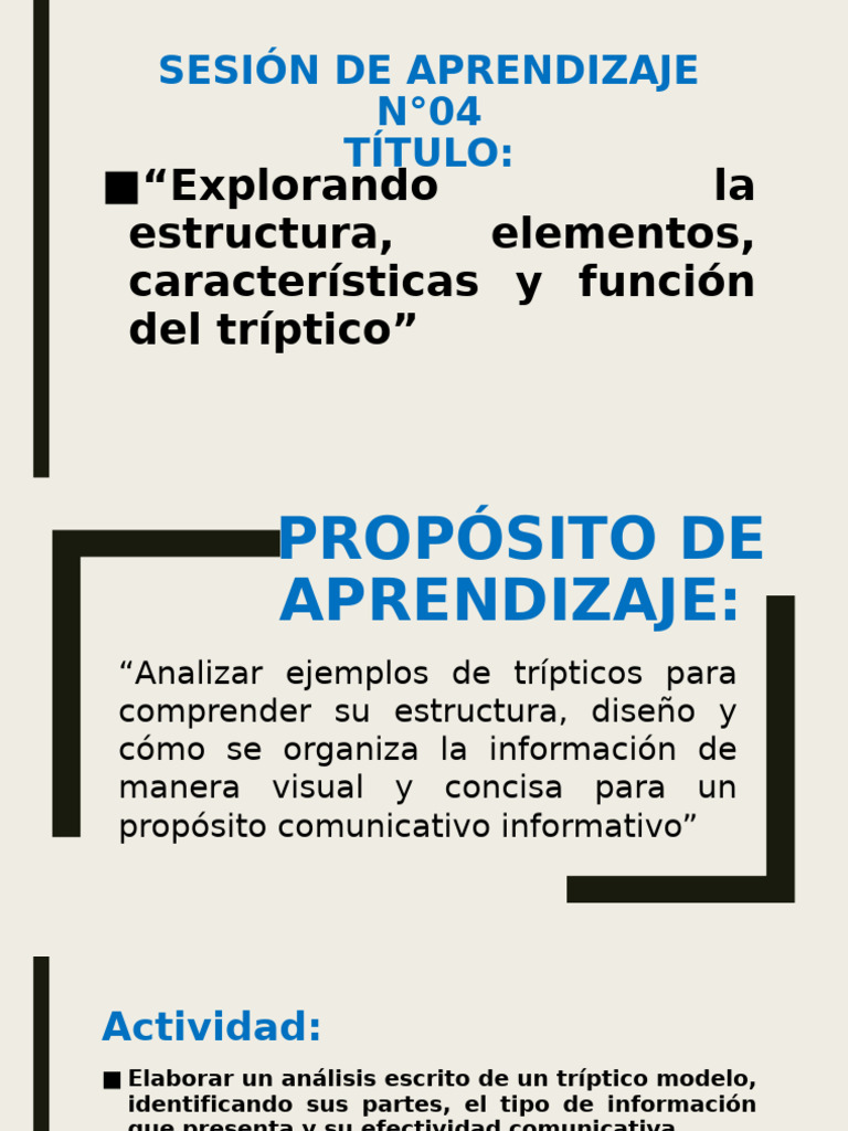 Estructura y Análisis del Tríptico | PDF