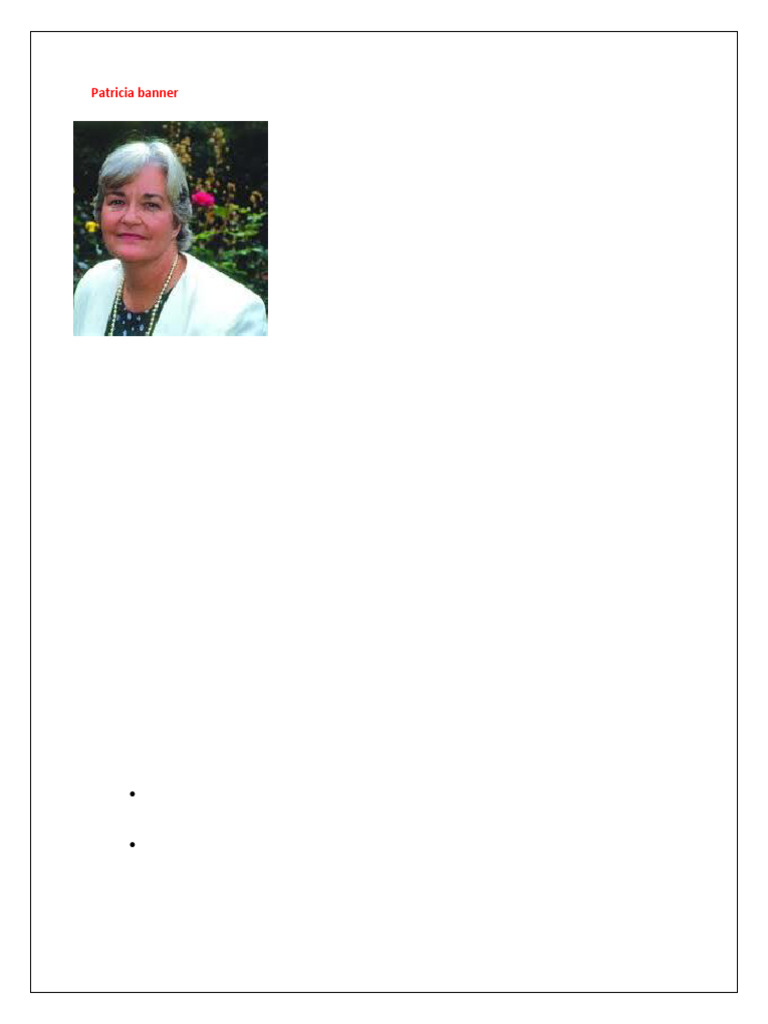 Patricia Benner | PDF | Enfermería