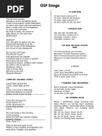 GSP Songs | PDF