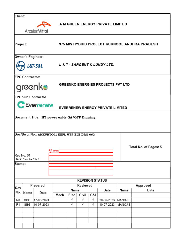 SL - No.2 - SGRE Power Cable | PDF | Electrical Conductor | Insulator ...