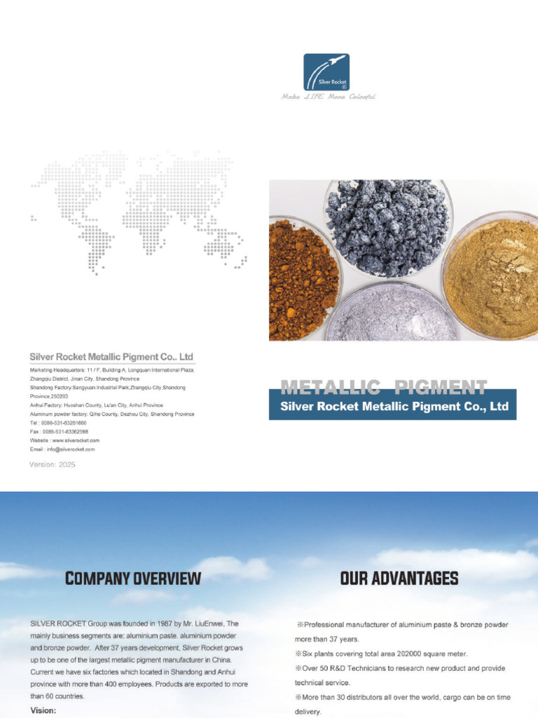 Aluminum Paste Main Catalog | PDF
