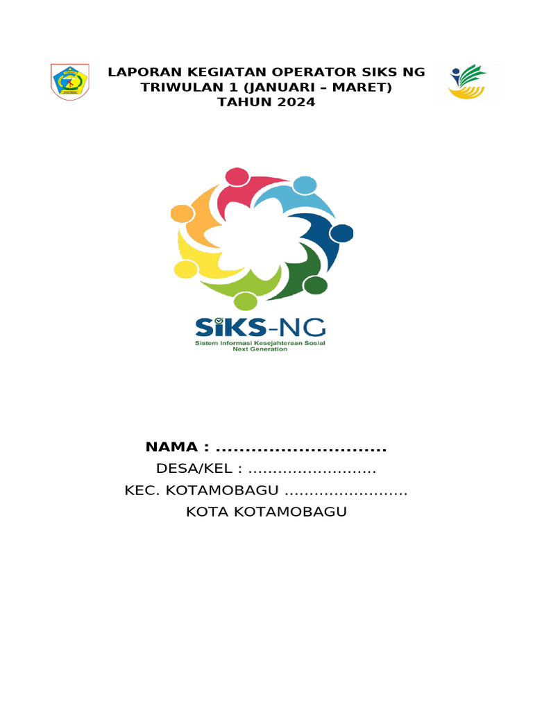 CONTOH LAPORAN SIKSNG | PDF