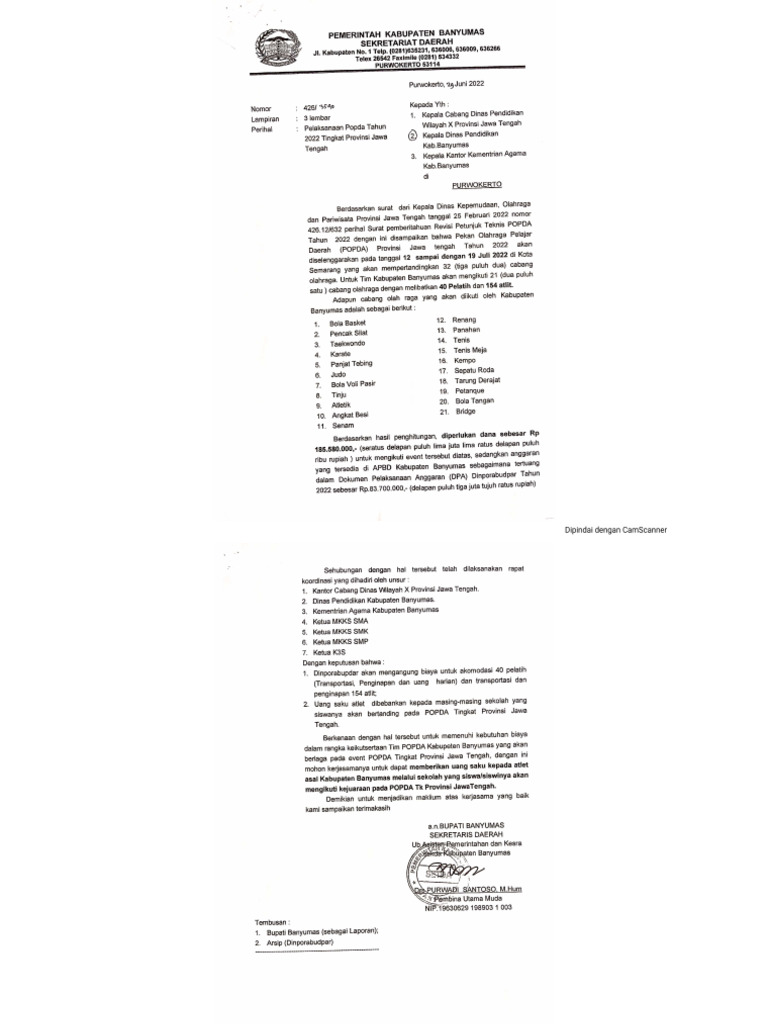 Popda TK Prov 2022 | PDF