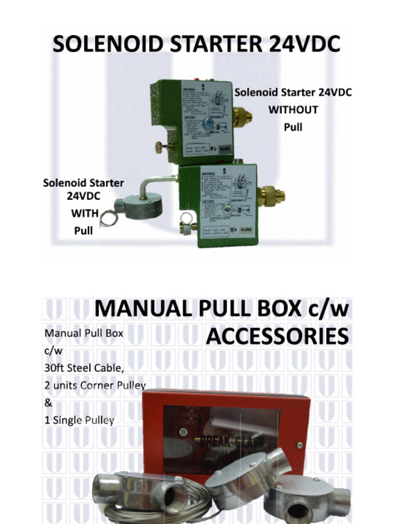 Solenoid Starter Manual Pull | PDF