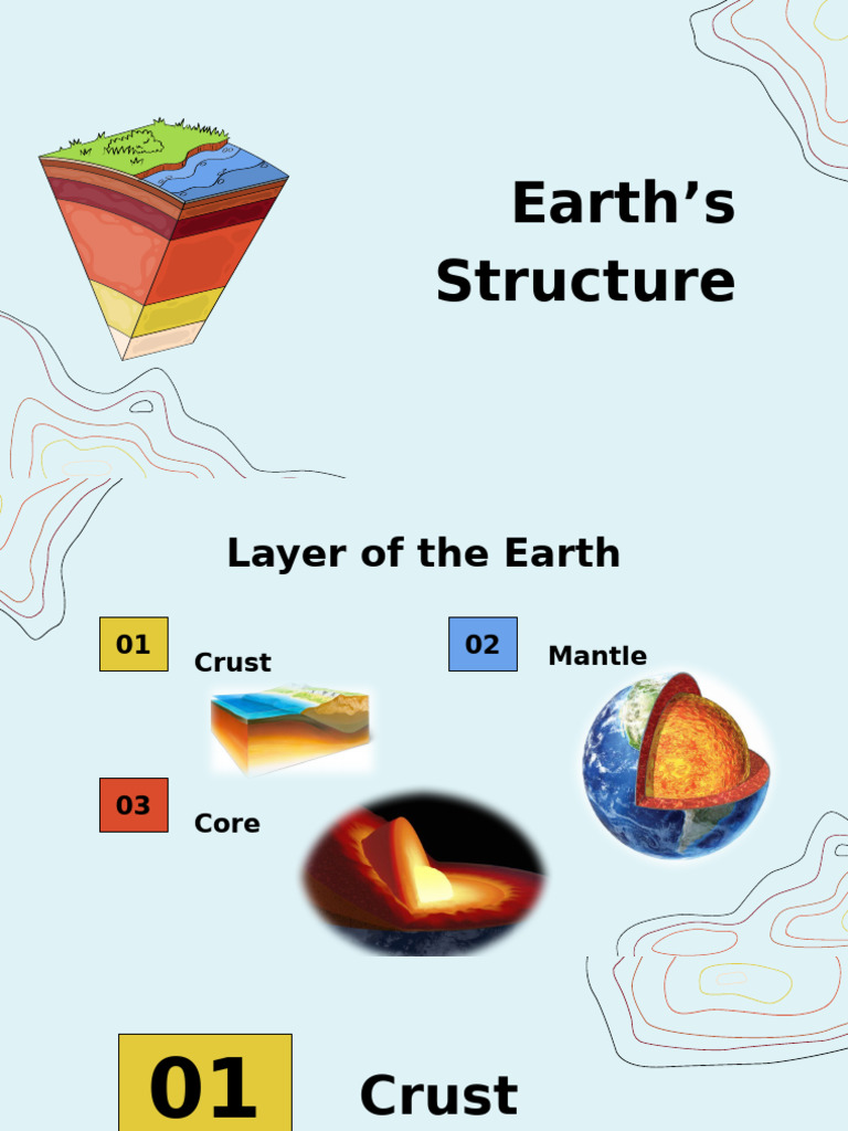 Earth's Layer | PDF | Plate Tectonics | Crust (Geology)