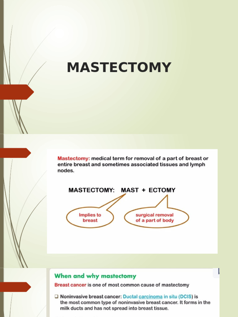 Mastectomy | PDF