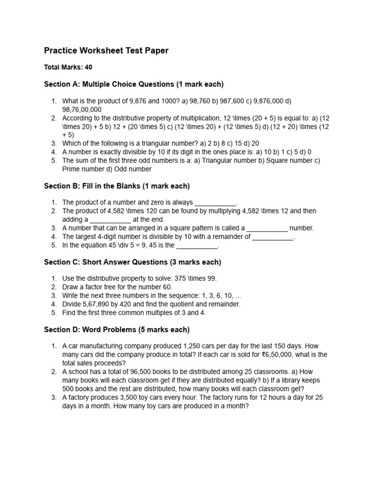 Exam Paper. | PDF