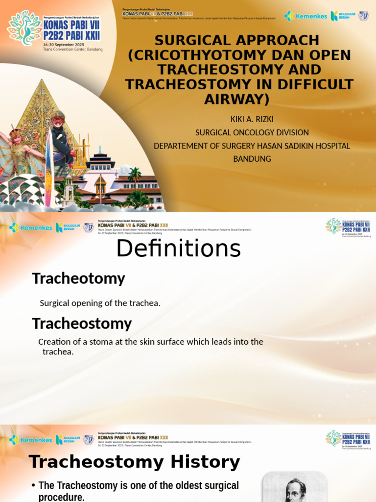 03 Dr Kiki Akhmad Surgical Approach Cricothyotomy Dan Open Tracheostomy ...